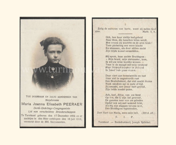 Turnhout van Vroeger - Familie Peeraer