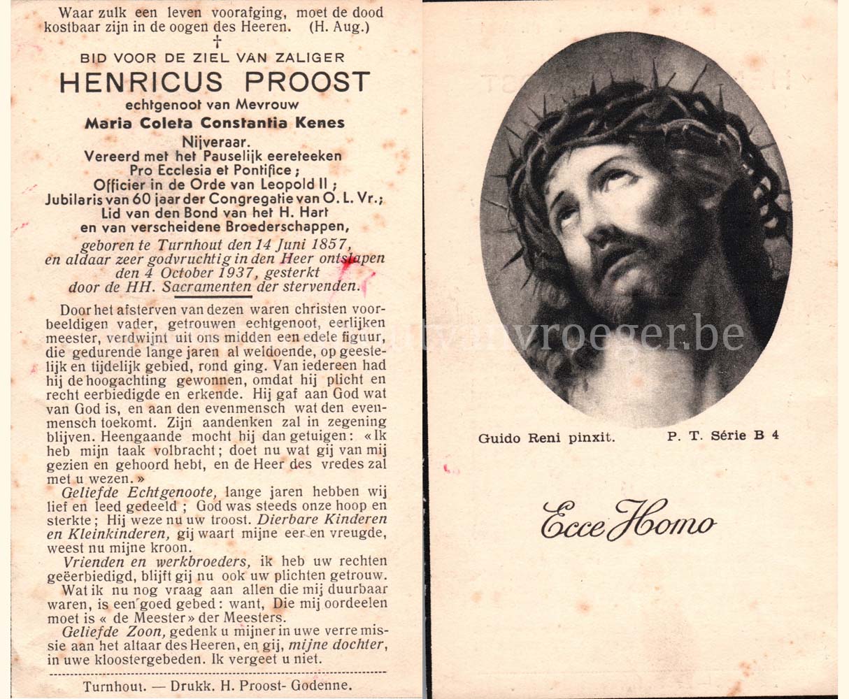 Turnhout van Vroeger - Familie Proost