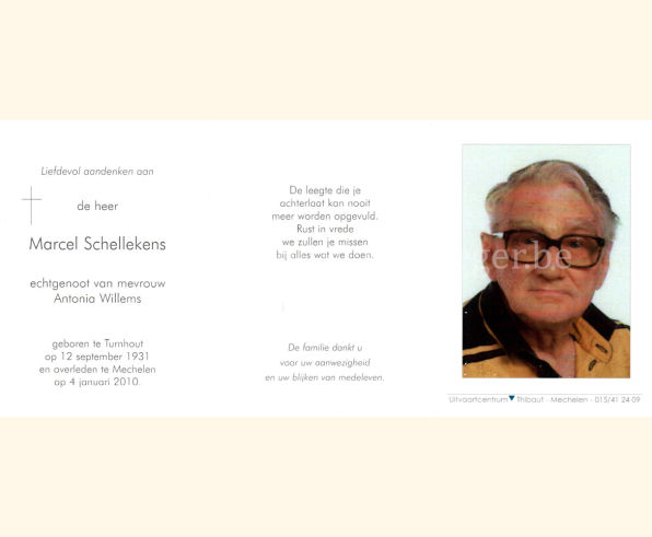 Turnhout van Vroeger - Familie Schellekens