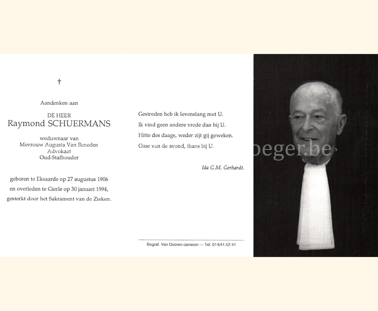 Turnhout van Vroeger - Familie Schuermans