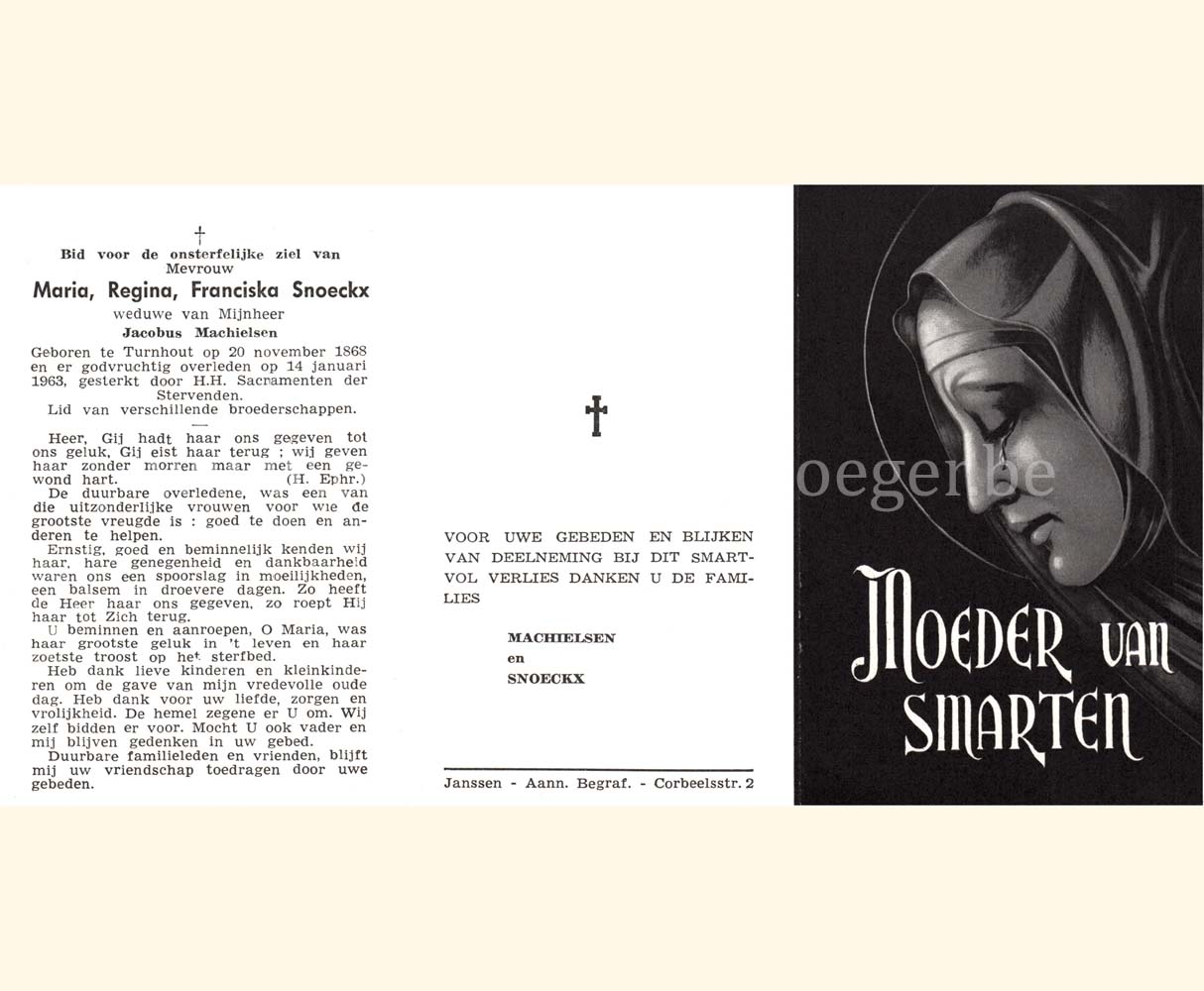 Turnhout van Vroeger - Familie Snoeckx