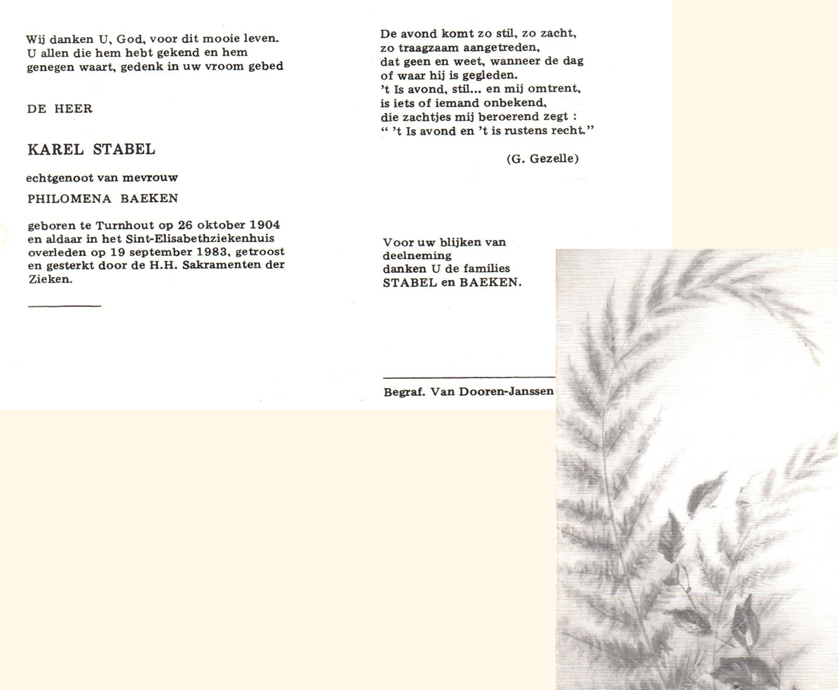Turnhout van Vroeger - Familie Stabel