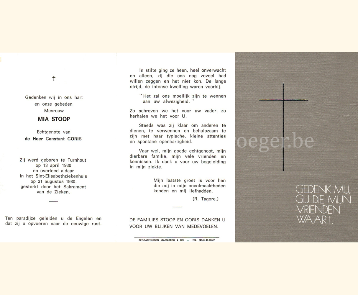 Turnhout van Vroeger - Familie Stoop