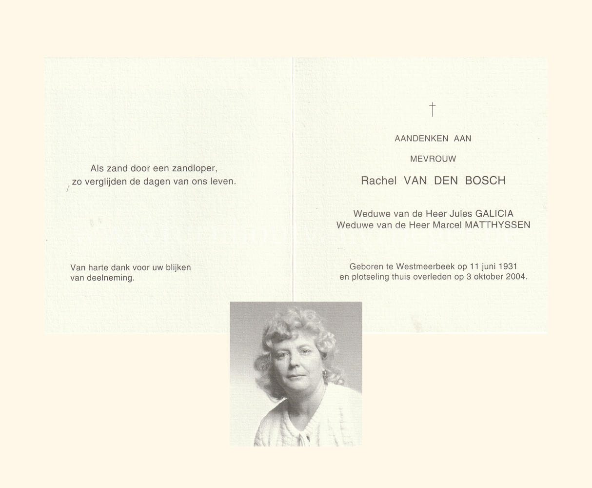 Turnhout van Vroeger - Familie Van den Bosch