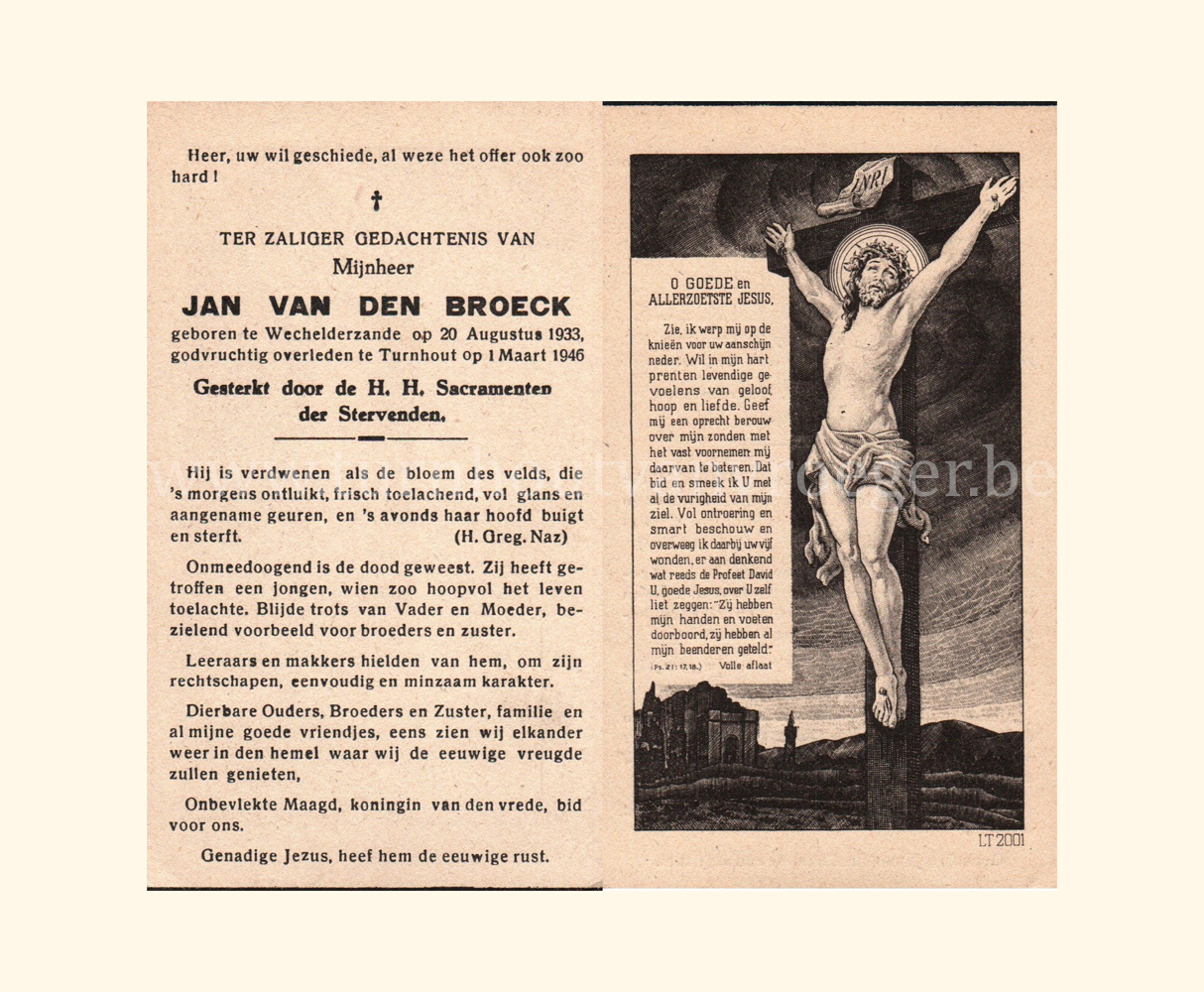 Turnhout van Vroeger - Familie Van den Broeck