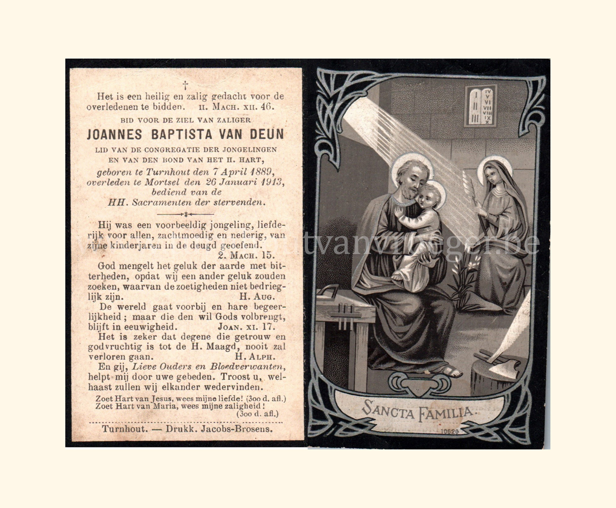 Turnhout van Vroeger - Familie Van Deun