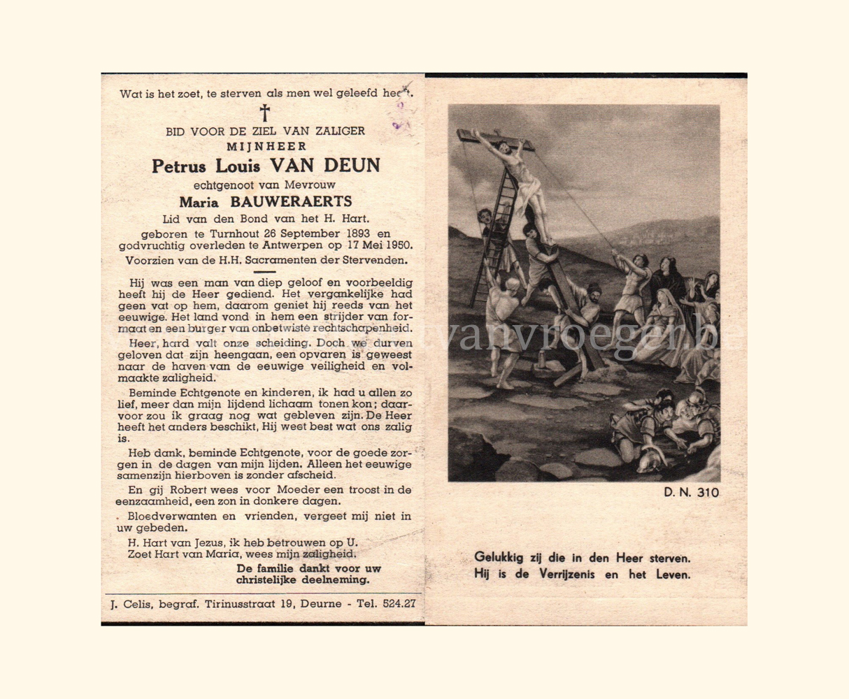 Turnhout van Vroeger - Familie Van Deun