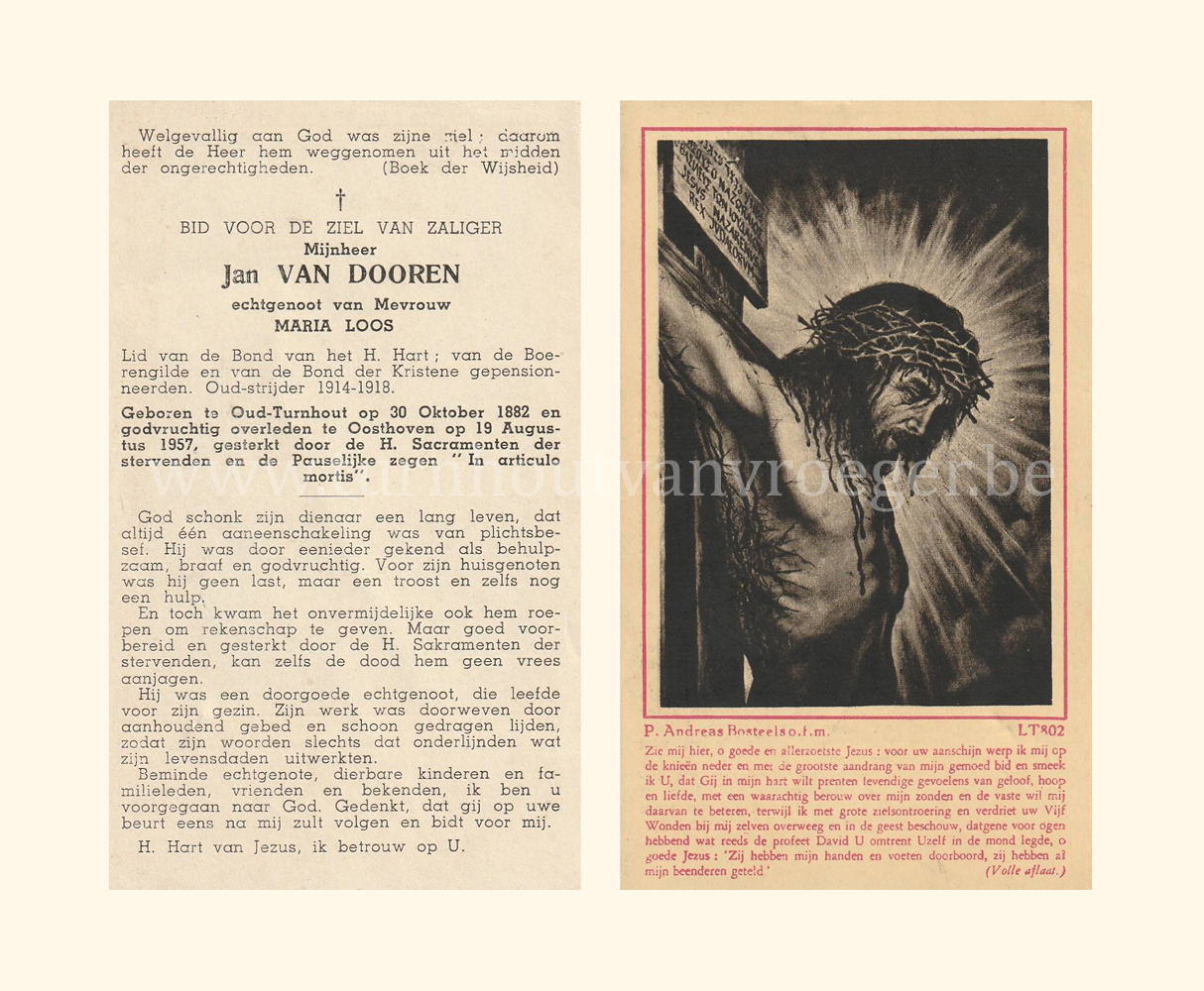 Turnhout van Vroeger - Familie Van Dooren