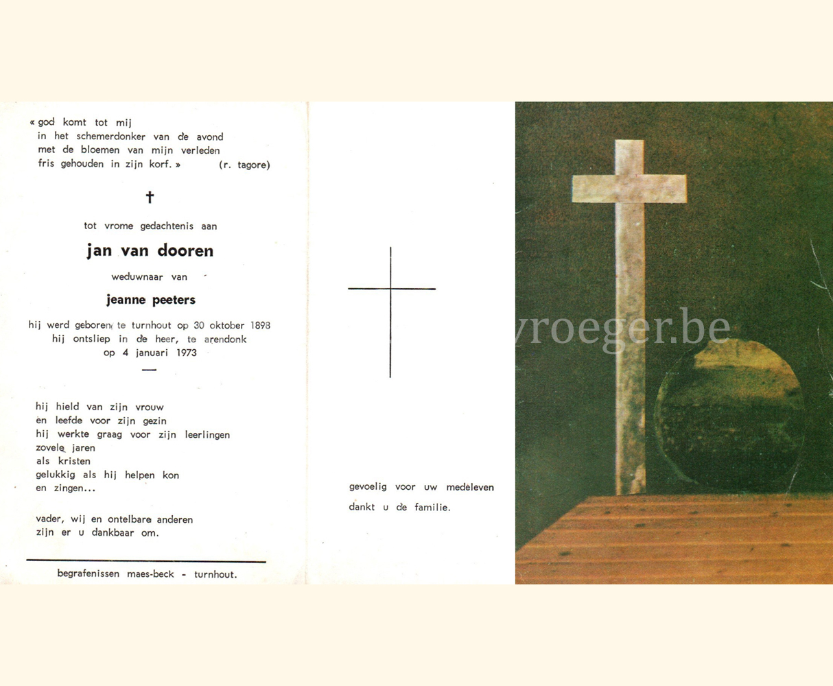 Turnhout van Vroeger - Familie Van Dooren