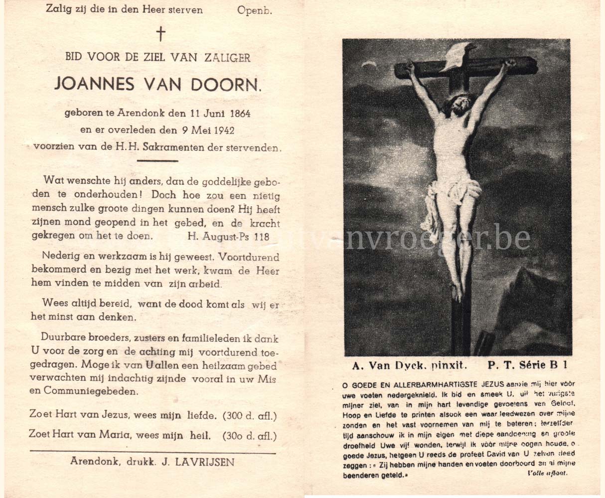 Turnhout van Vroeger - Familie Van Doorn