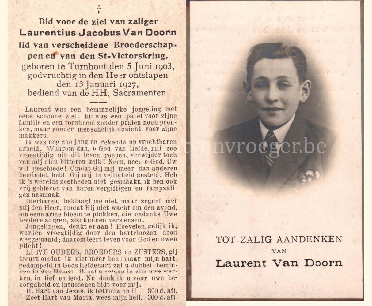 Turnhout van Vroeger - Familie Van Doorn