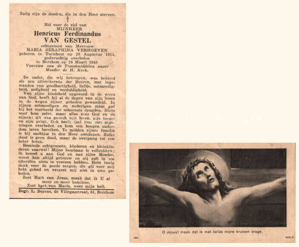 Turnhout van Vroeger - Familie Van Gestel