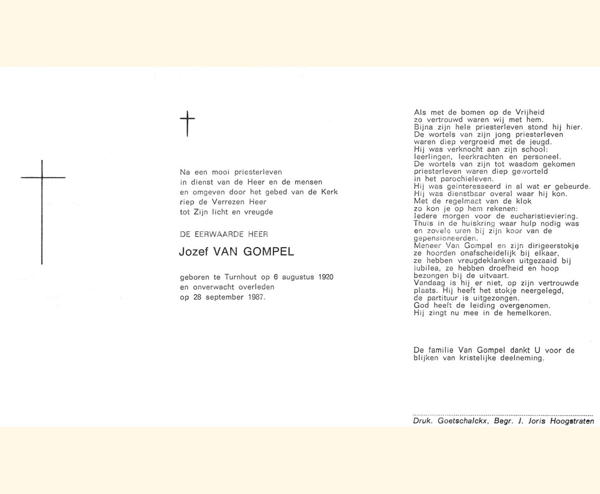 Turnhout van Vroeger - Familie Van Gompel