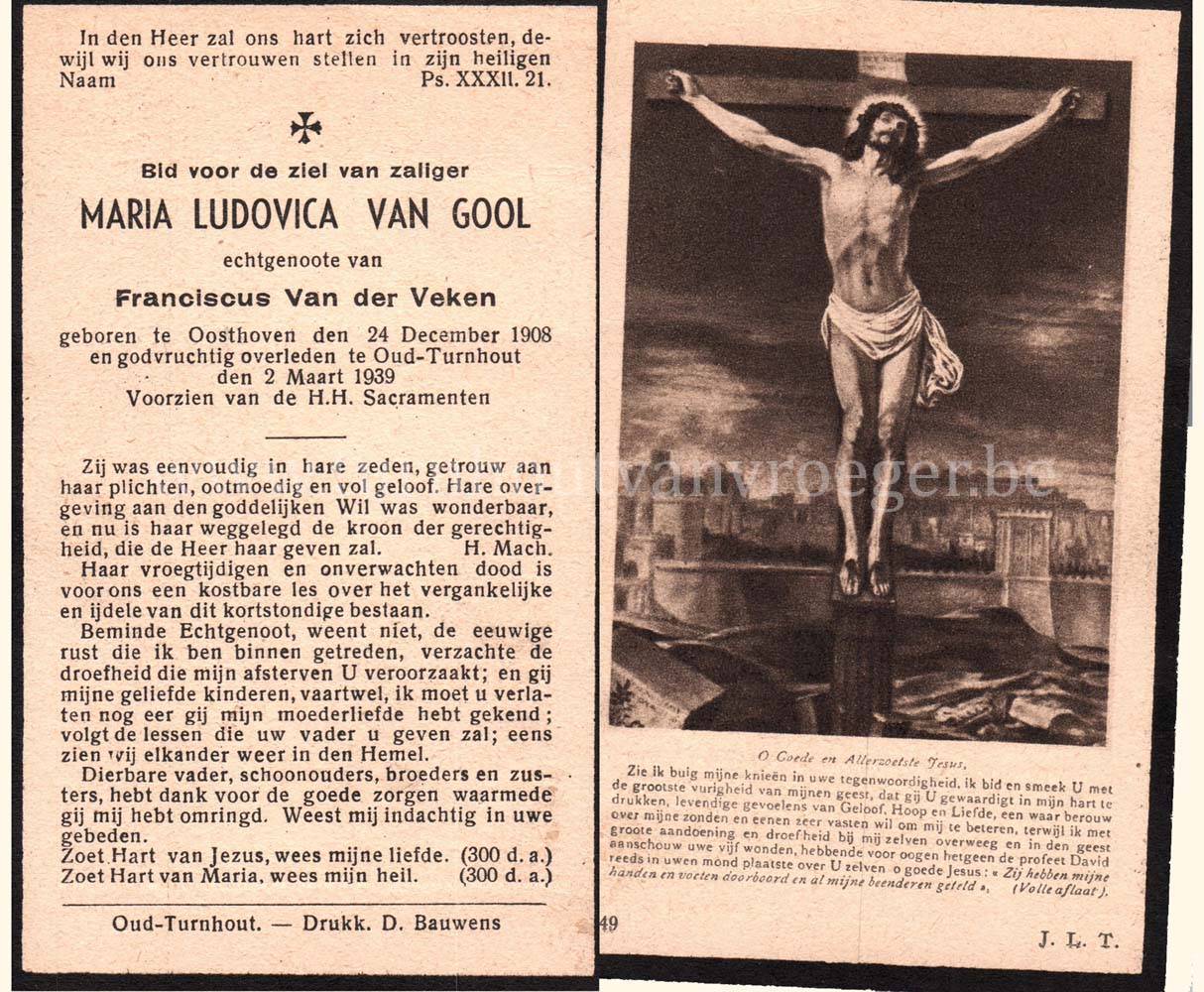 Turnhout van Vroeger - Familie Van Gool