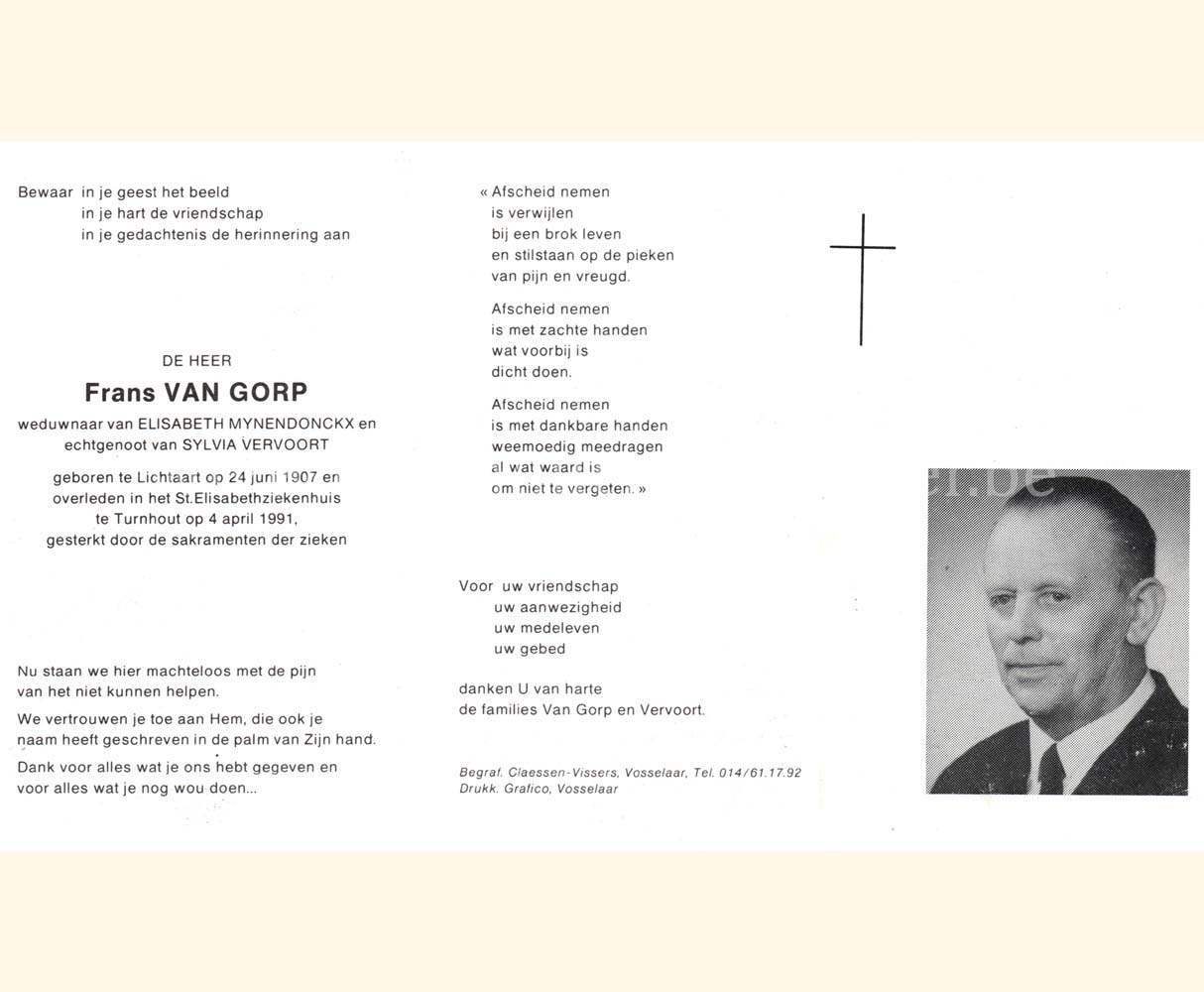 Turnhout van Vroeger - Familie Van Gorp