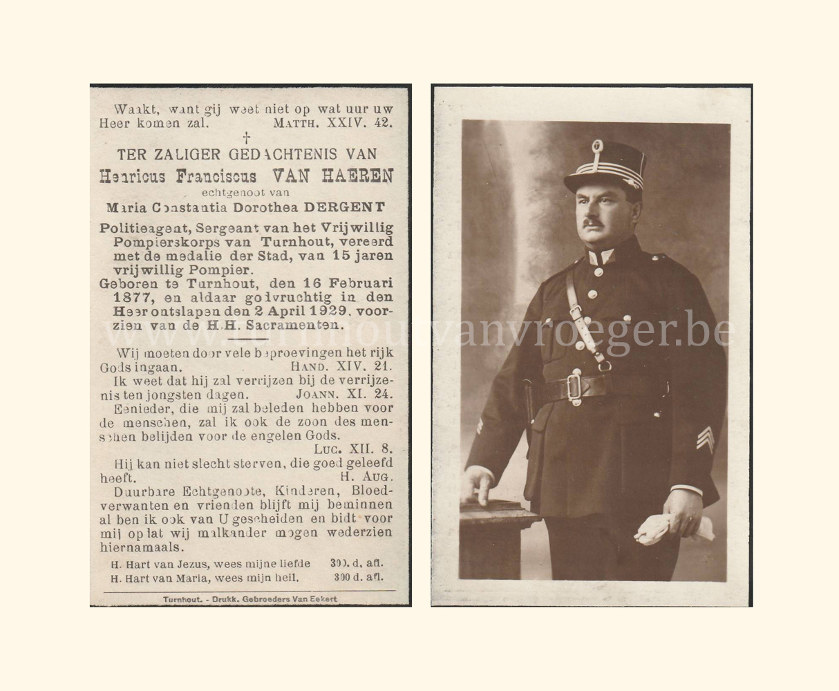 Turnhout van Vroeger - Familie Van Haeren