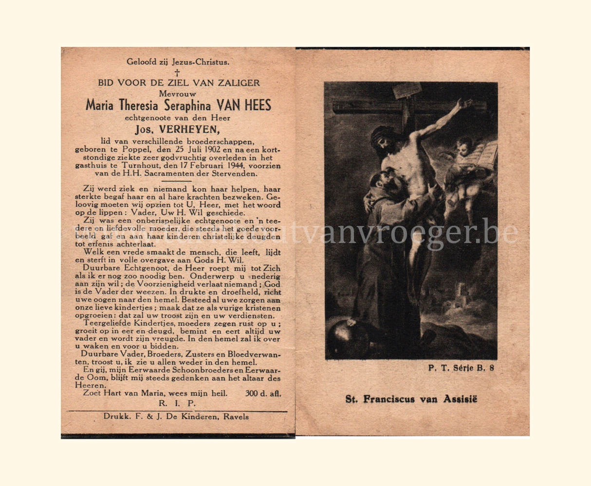 Turnhout van Vroeger - Familie Van Hees