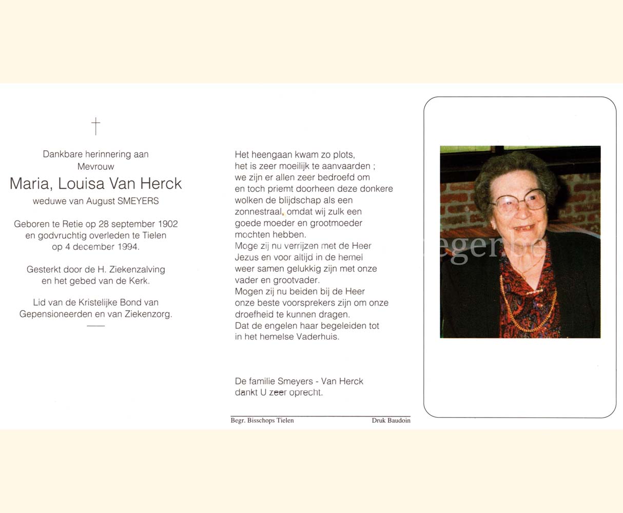 Turnhout van Vroeger - Familie Van Herck