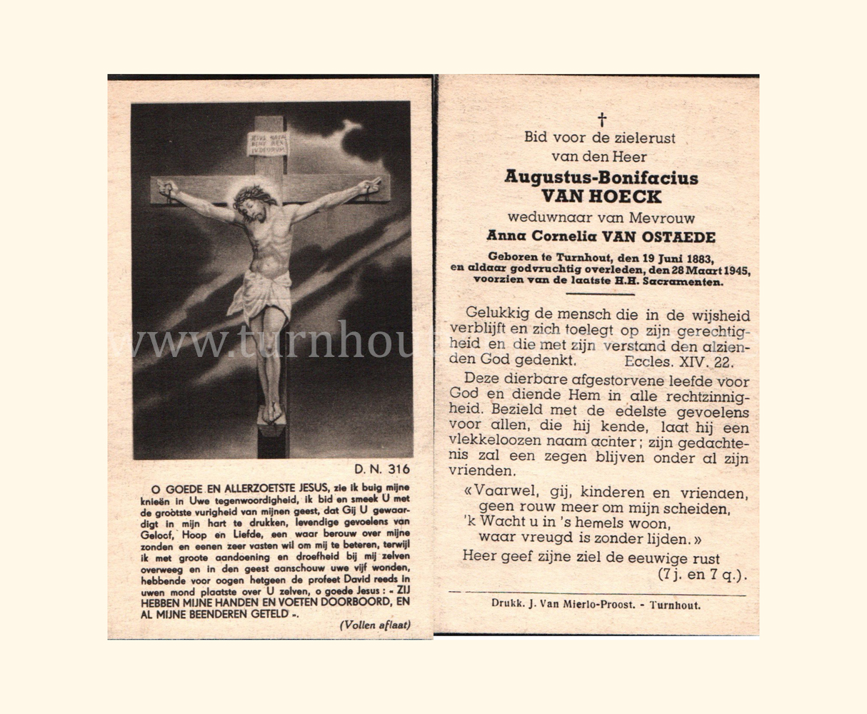 Turnhout van Vroeger - Familie Van Hoeck