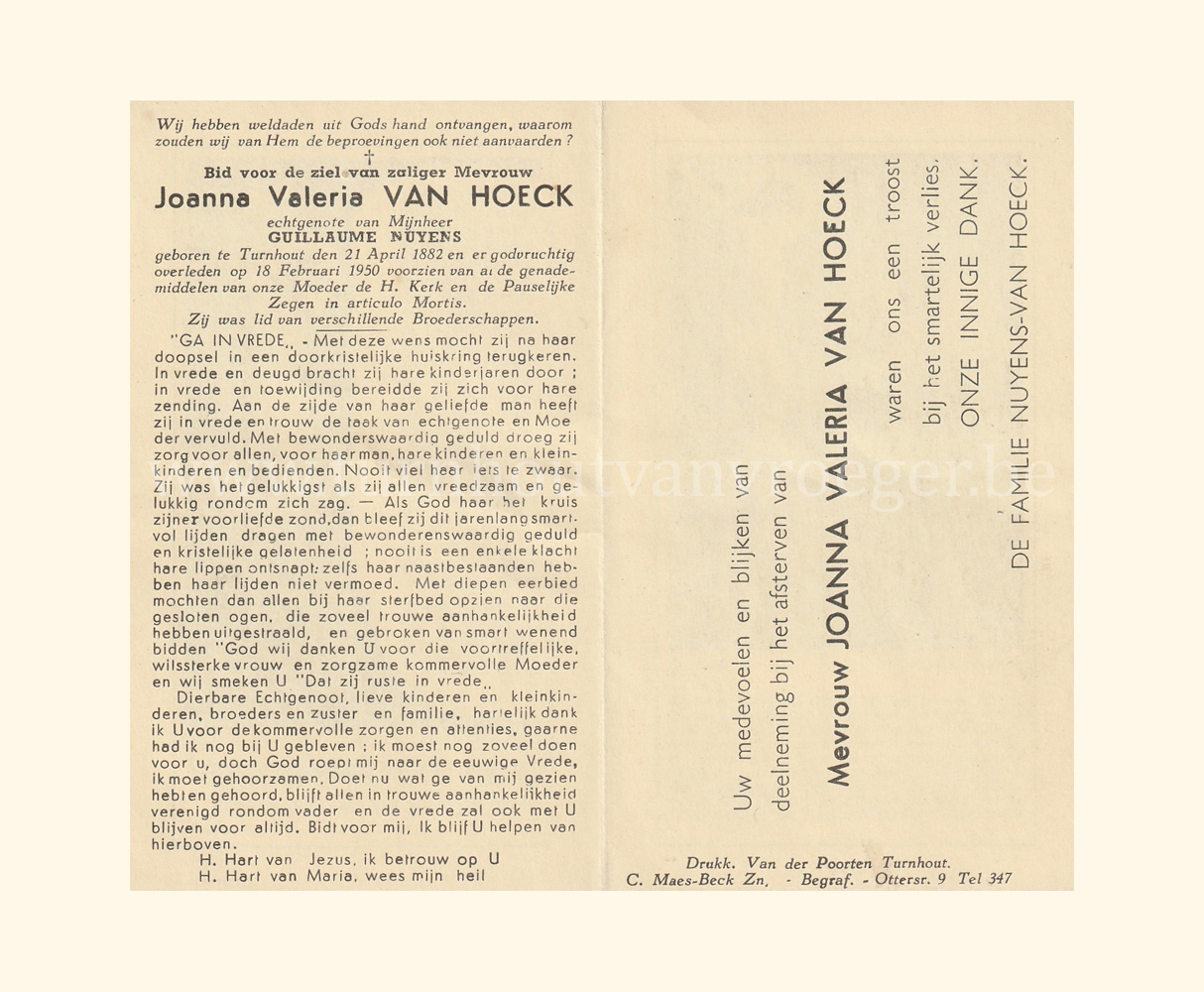 Turnhout van Vroeger - Familie Van Hoeck