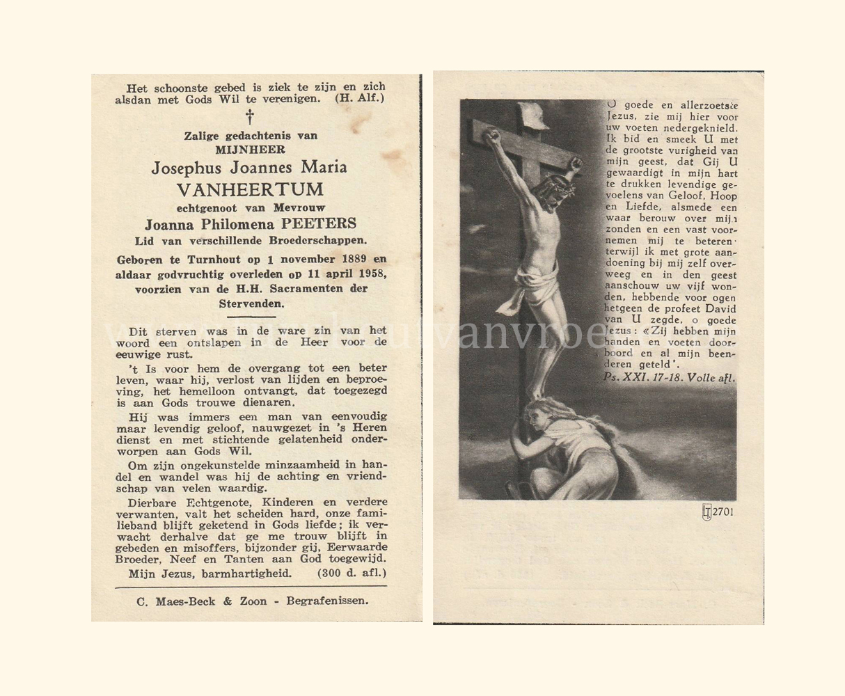 Turnhout van Vroeger - Familie Vanheertum