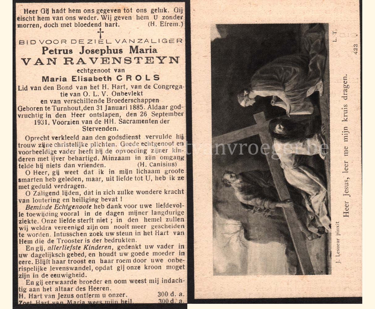 Turnhout van Vroeger - Familie Van Ravensteyn