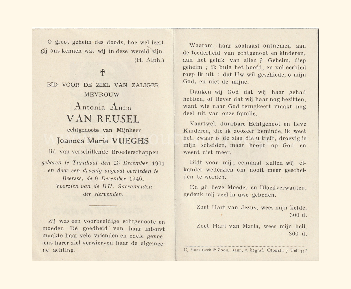 Turnhout van Vroeger - Familie Van Reusel