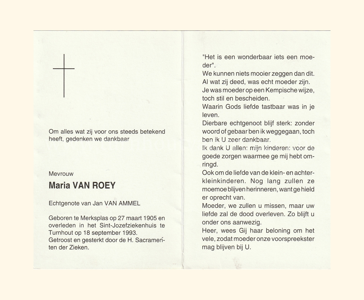 Turnhout van Vroeger - Familie Van Roey